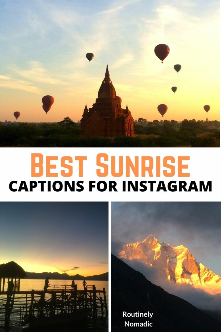 145 Bright Sunrise Captions | Routinely Nomadic