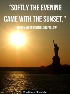 65 Short Sunset Quotes for the End of the Day | Routinely Nomadic