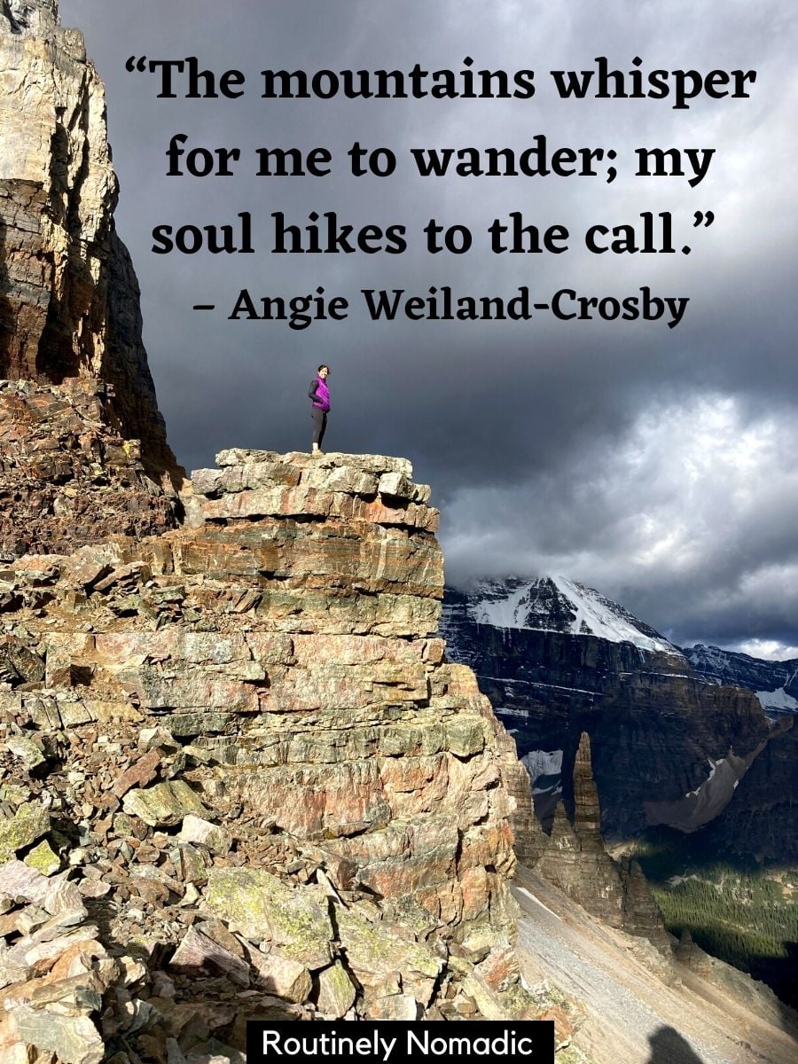 39 Best Short Mountain Quotes | Routinely Nomadic