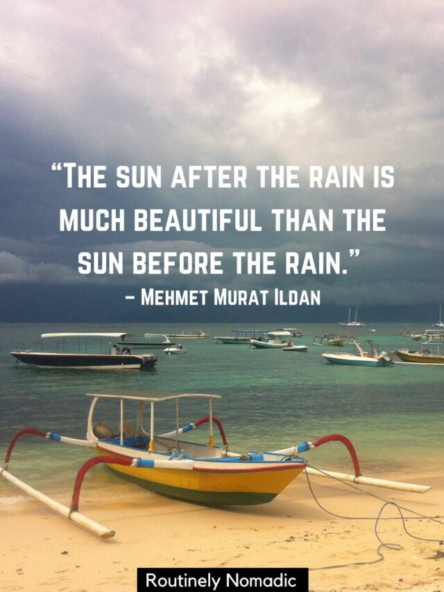 100 Top Rain Quotes: Rainy Day Sayings | Routinely Nomadic