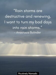 100 Top Rain Quotes: Rainy Day Sayings | Routinely Nomadic