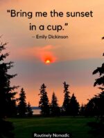 65 Short Sunset Quotes for the End of the Day | Routinely Nomadic