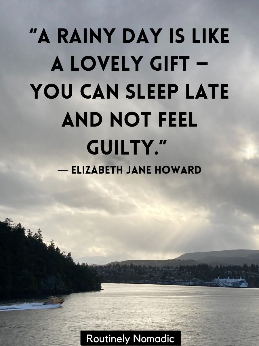 100 Top Rain Quotes: Rainy Day Sayings | Routinely Nomadic