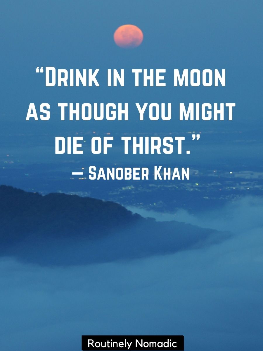180 Best Moon Quotes | Routinely Nomadic