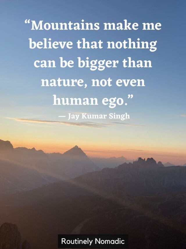 100 Perfect Nature Quotes | Routinely Nomadic