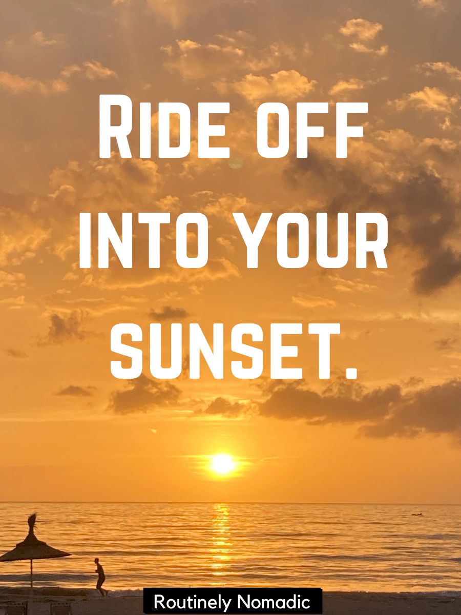 The Very Best Funny Sunset Captions | Routinely Nomadic