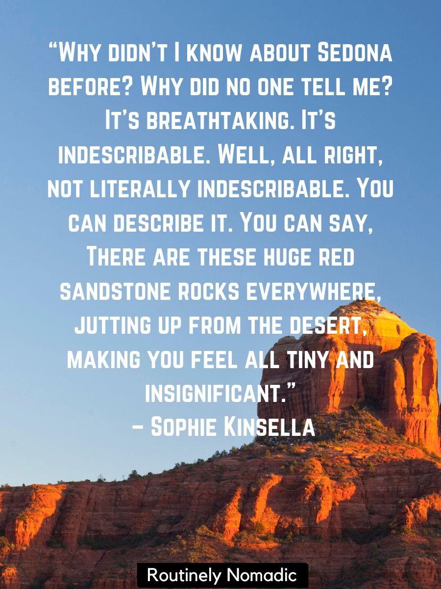 100 Desert-y Sedona Captions | Routinely Nomadic