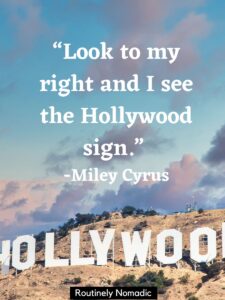 100 Bright Hollywood Captions | Routinely Nomadic