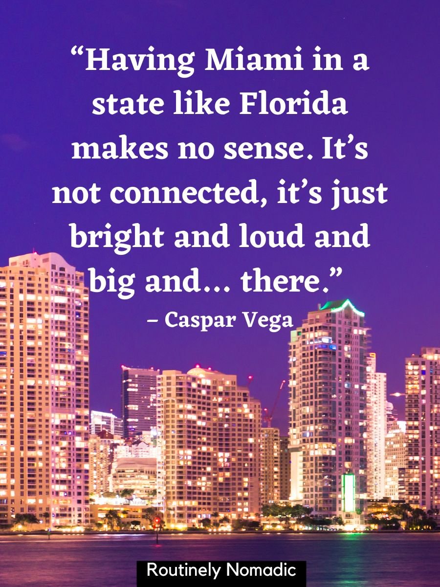 150 Perfect Miami Captions | Routinely Nomadic