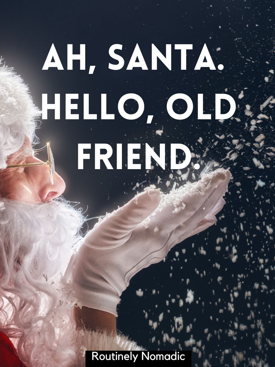 Short, Funny and Cheery Santa Quotes and Captions to Share that ...