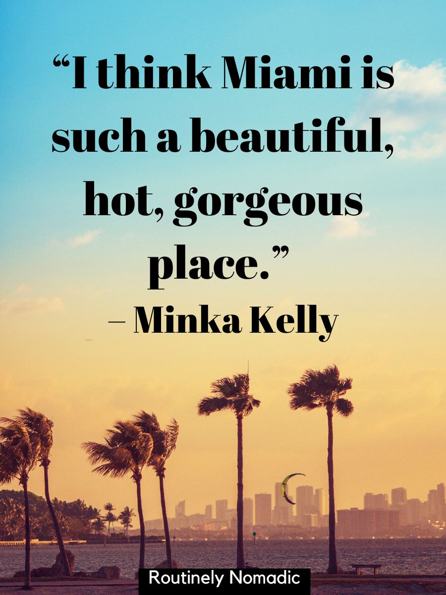 150 Perfect Miami Captions | Routinely Nomadic