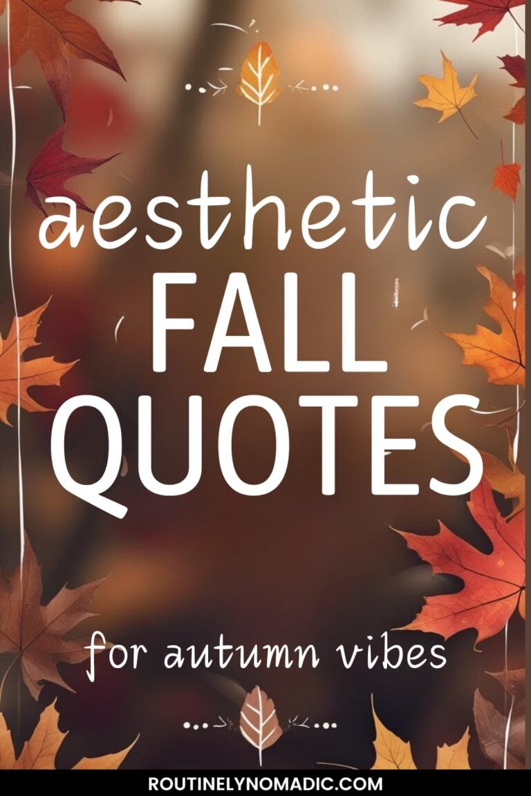 Short Autumn Quotes for that Fall Feeling | Routinely Nomadic