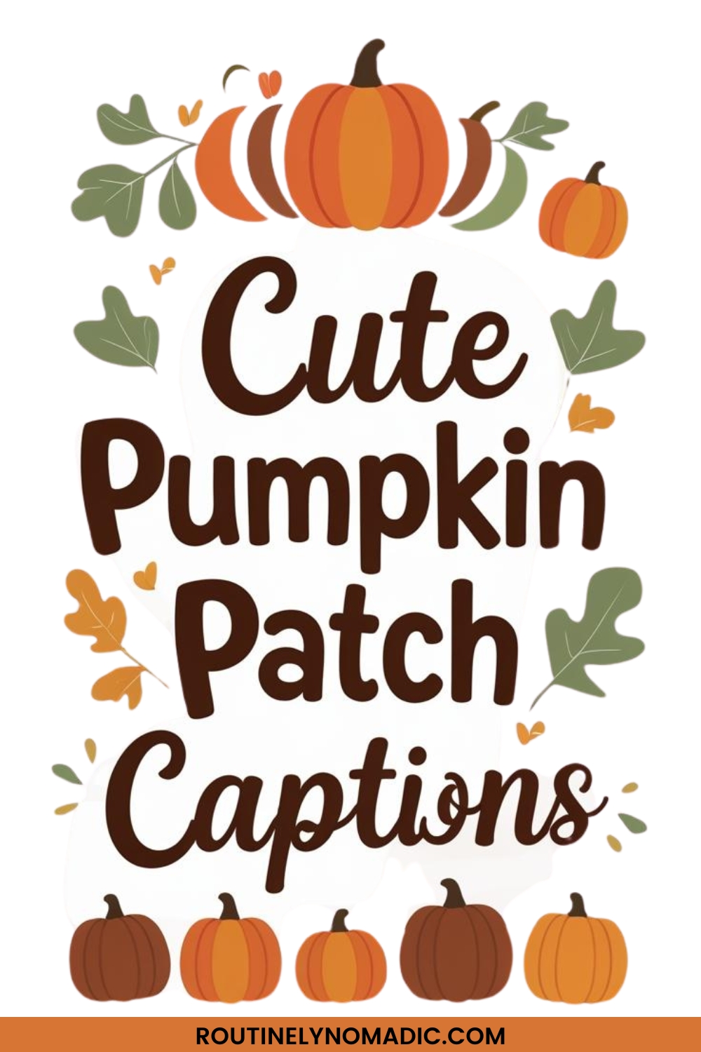 250 Cute, Funny and Short Pumpkin Captions, Sayings & Quotes for ...