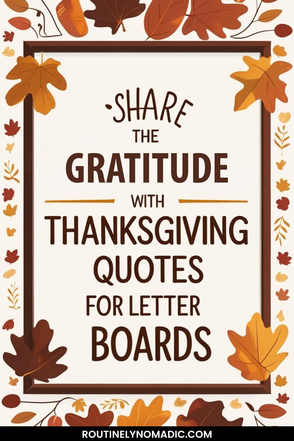 The Best Short Thanksgiving Letter Board Quotes for that Grateful ...