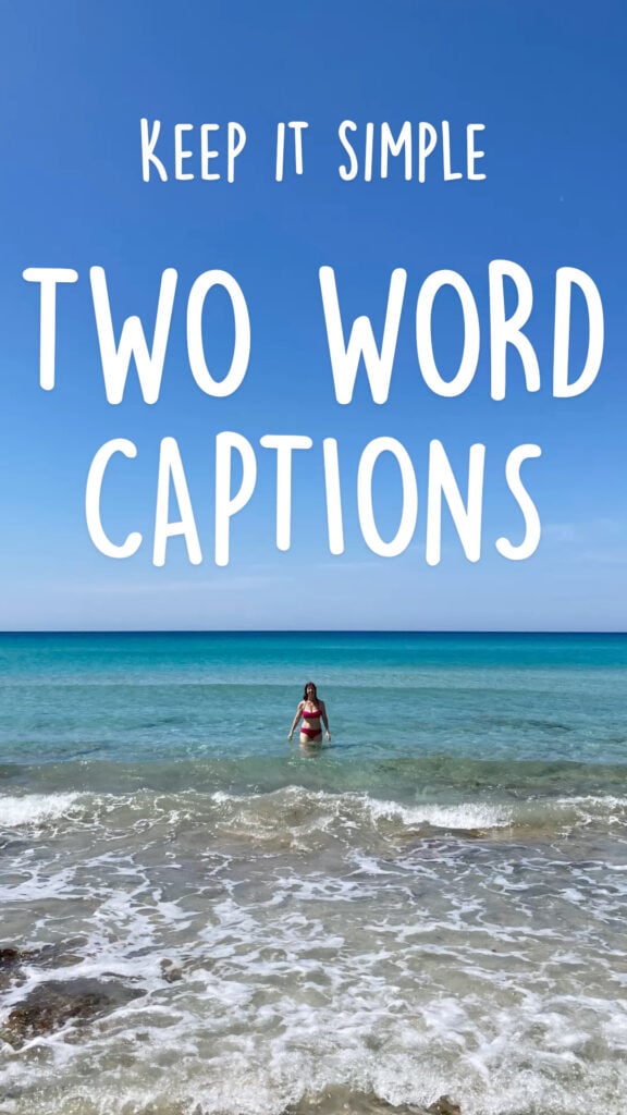 300+ Perfect Two Word Captions | Routinely Nomadic