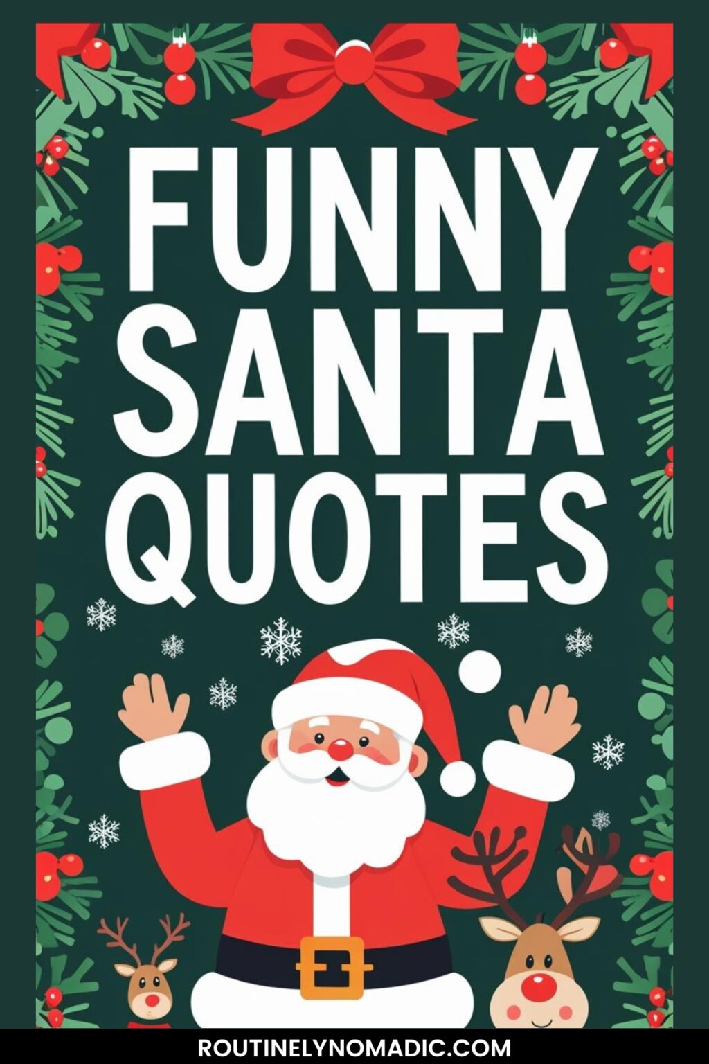 Short, Funny and Cheery Santa Quotes and Captions to Share that ...
