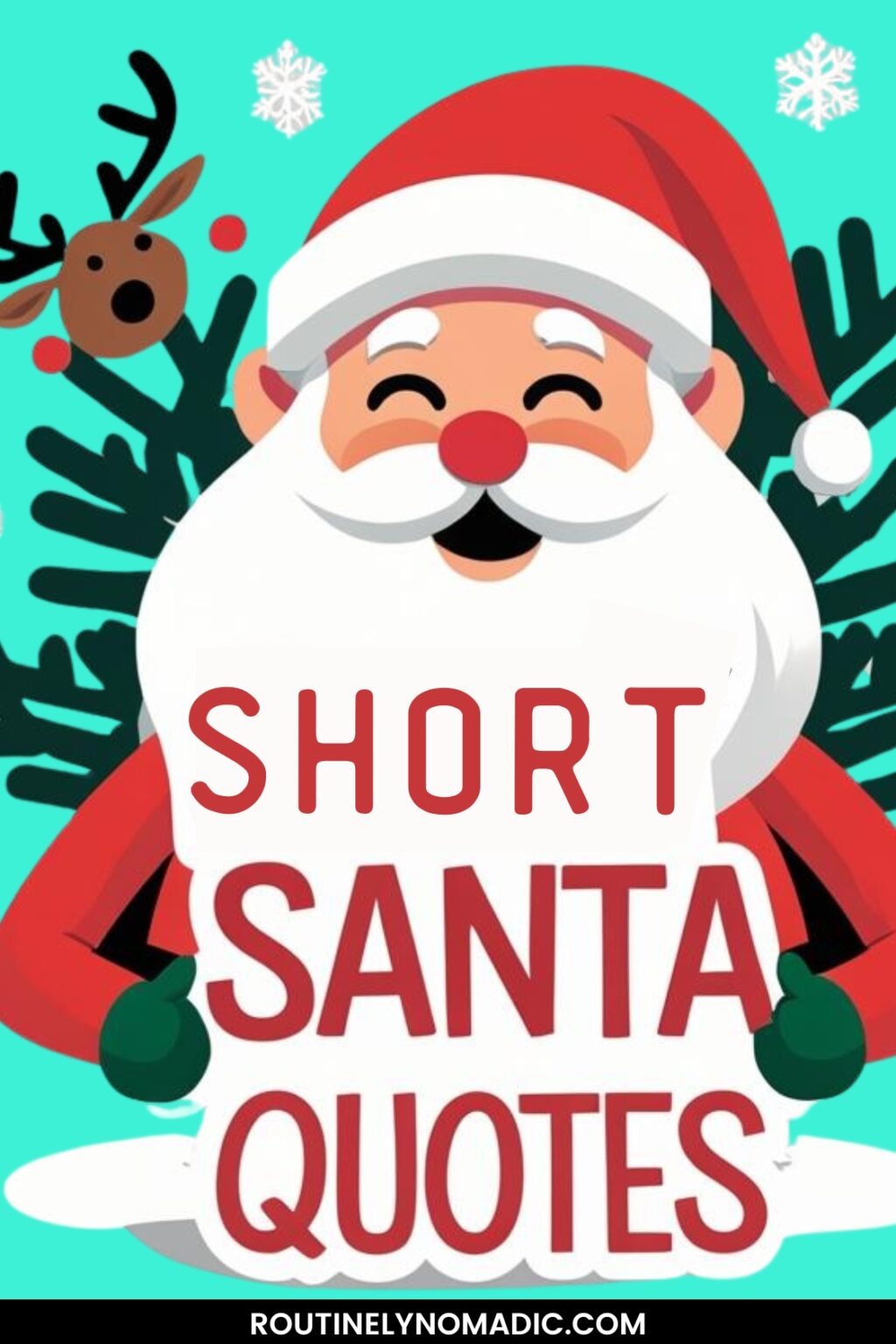 Short, Funny and Cheery Santa Quotes and Captions to Share that ...