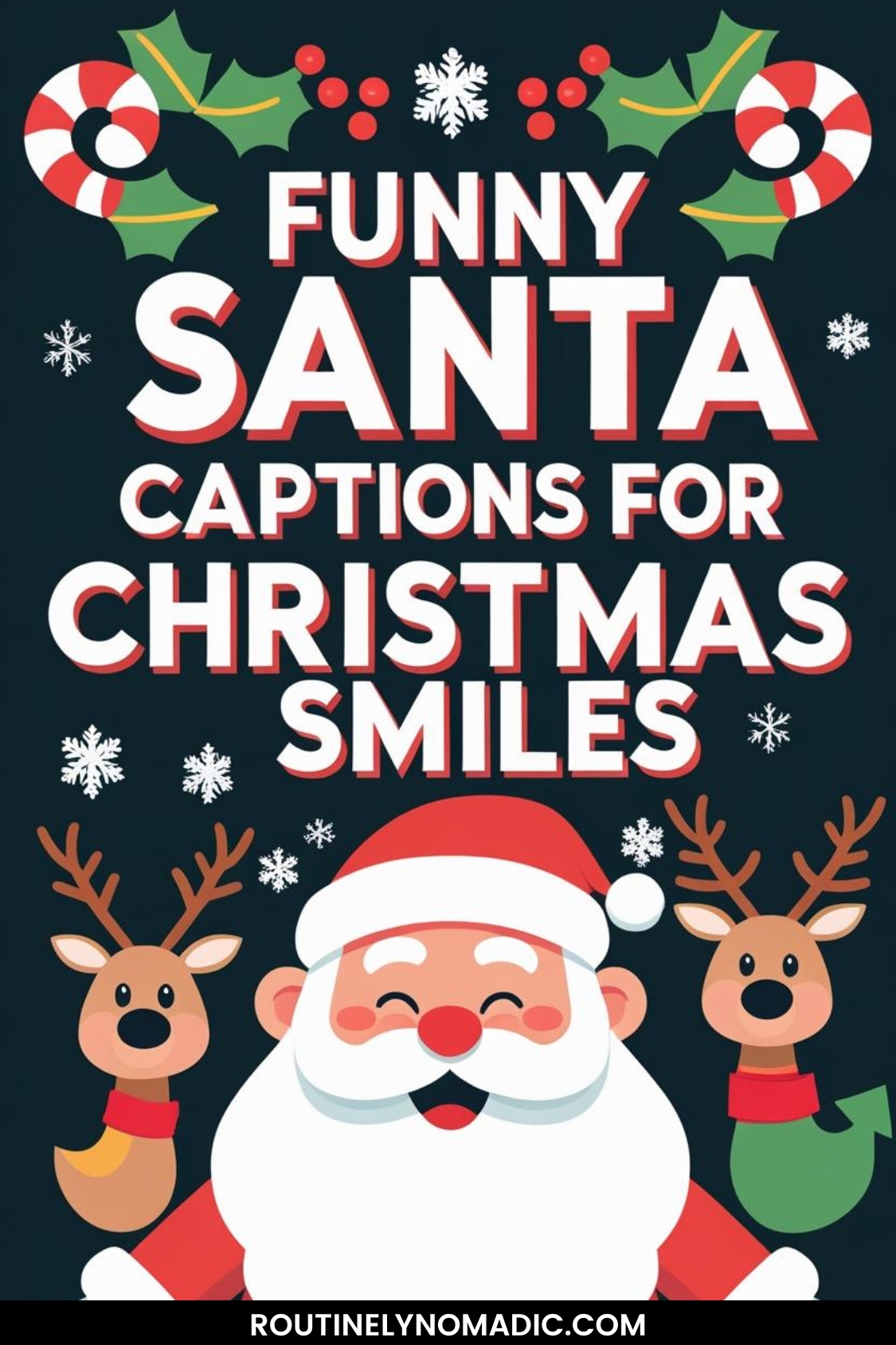 Short, Funny and Cheery Santa Quotes and Captions to Share that ...
