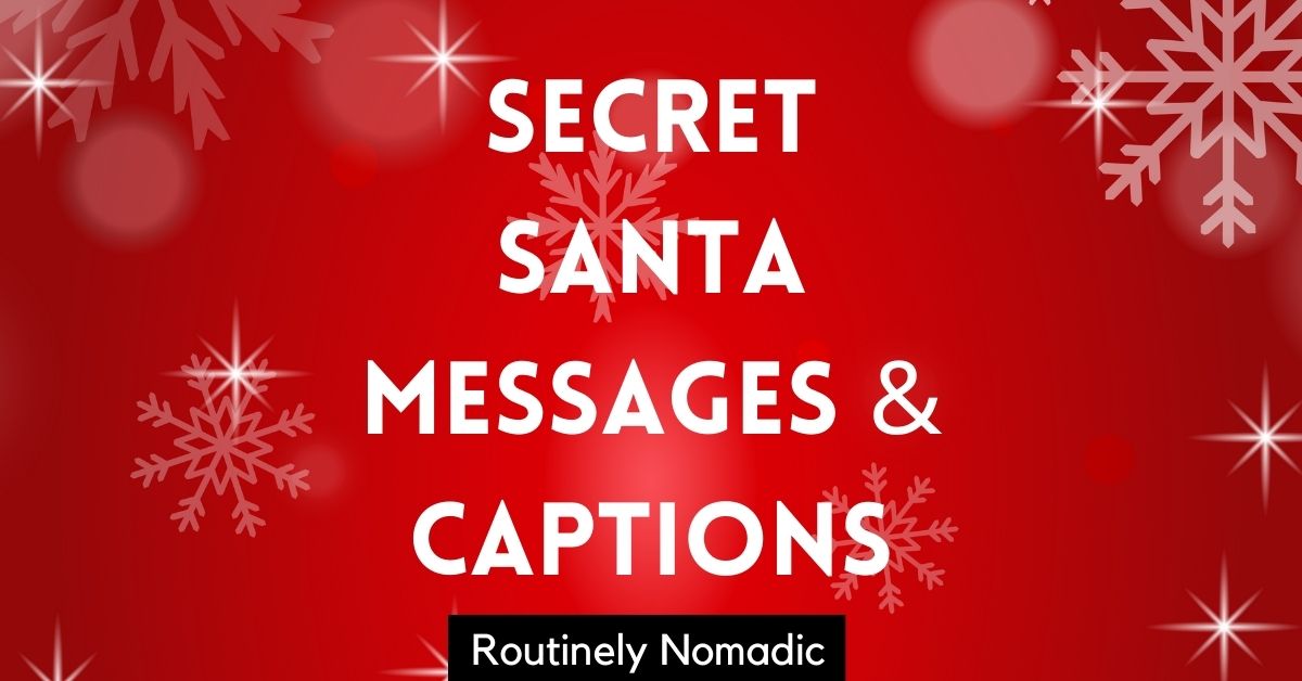 Short, Funny and Cute Secret Santa Messages, Sayings and Captions ...