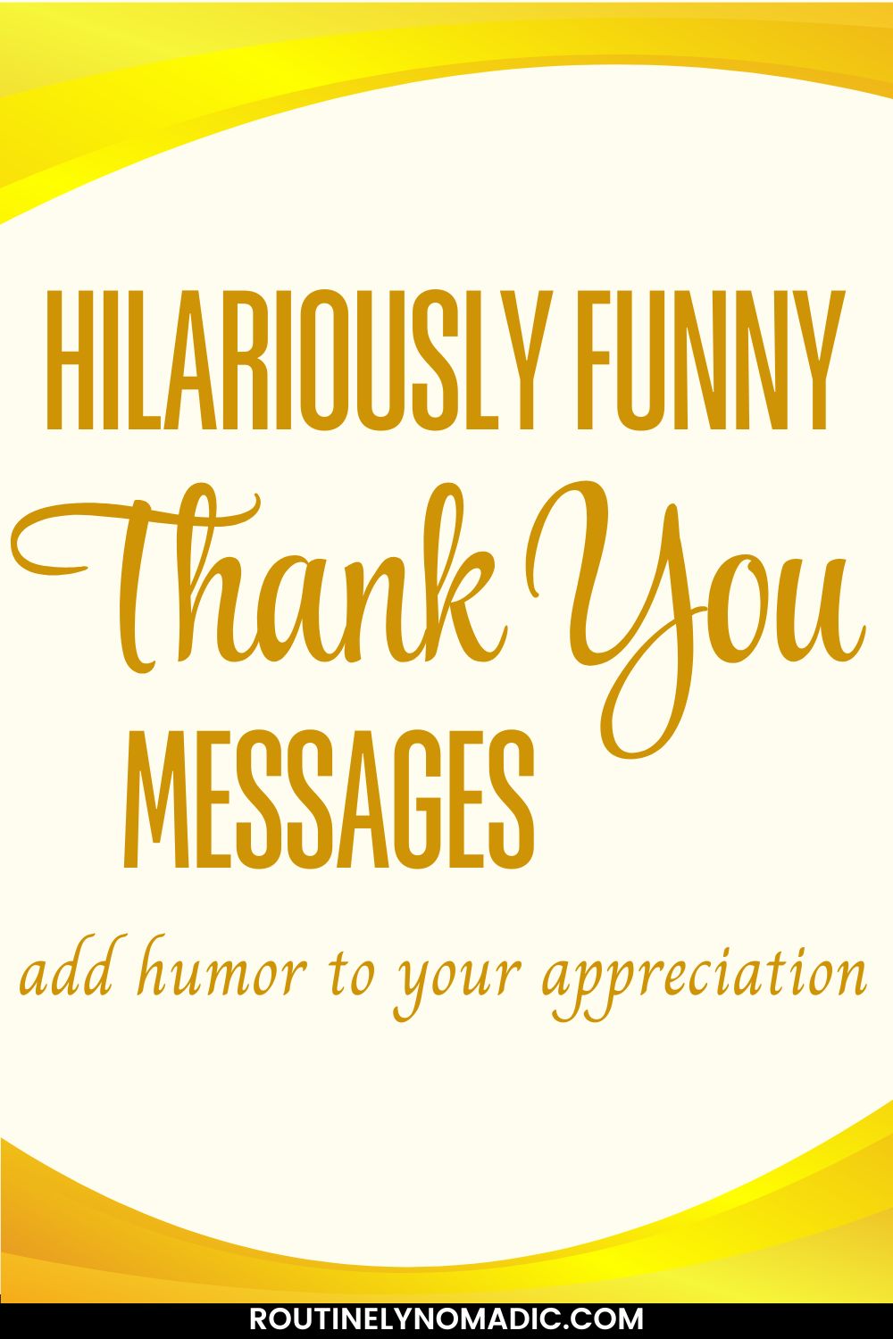 Funny Thank You Messages and Quotes to Show Your Appreciation with ...