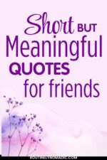 Meaningful Short Friend Quotes for Your Besties | Routinely Nomadic